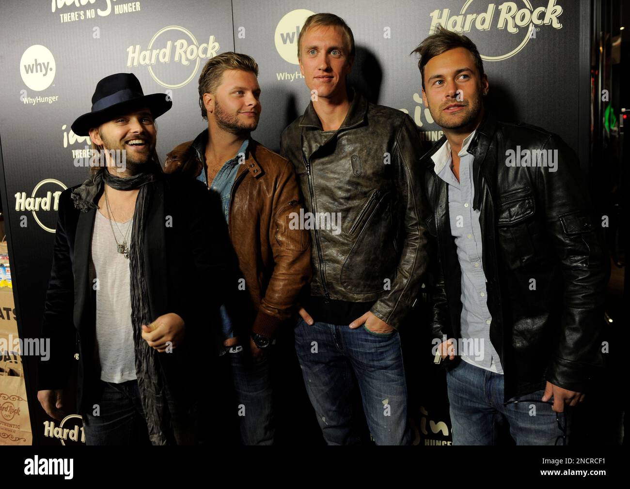 The band Carolina Liar arrives at "Imagine There's No Hunger ...