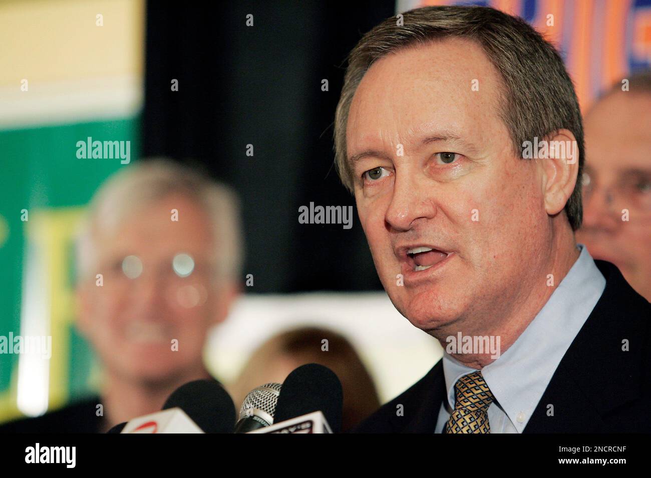 Republican Sen. Mike Crapo gives his victory speech at the Republican ...