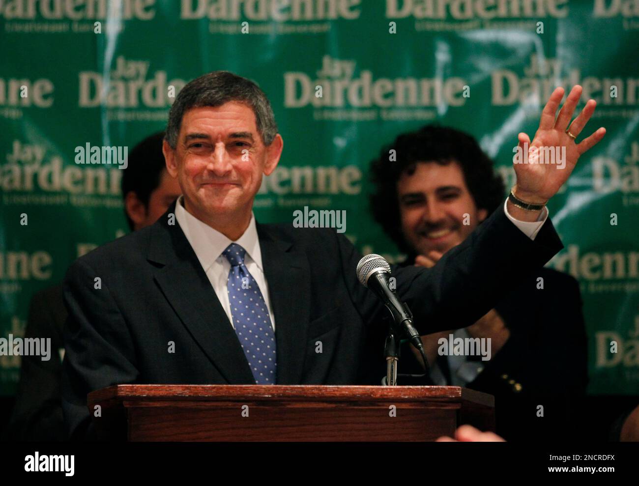 Louisiana Lieutenant Governor-elect Jay Dardenne greets supporters at ...