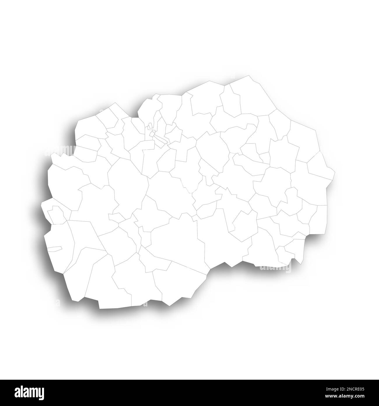 Macedonia map blank