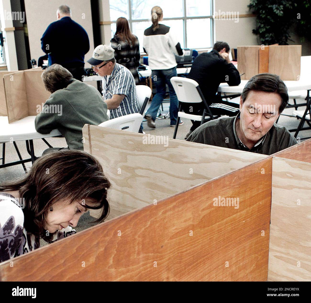 North Dakota Republican congressional candidate Rick Berg, right, and ...