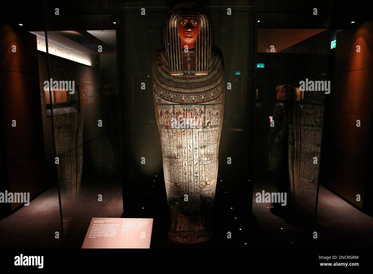 The coffin of Pasenhor, an influential member of the Libyan Meshwesh ...
