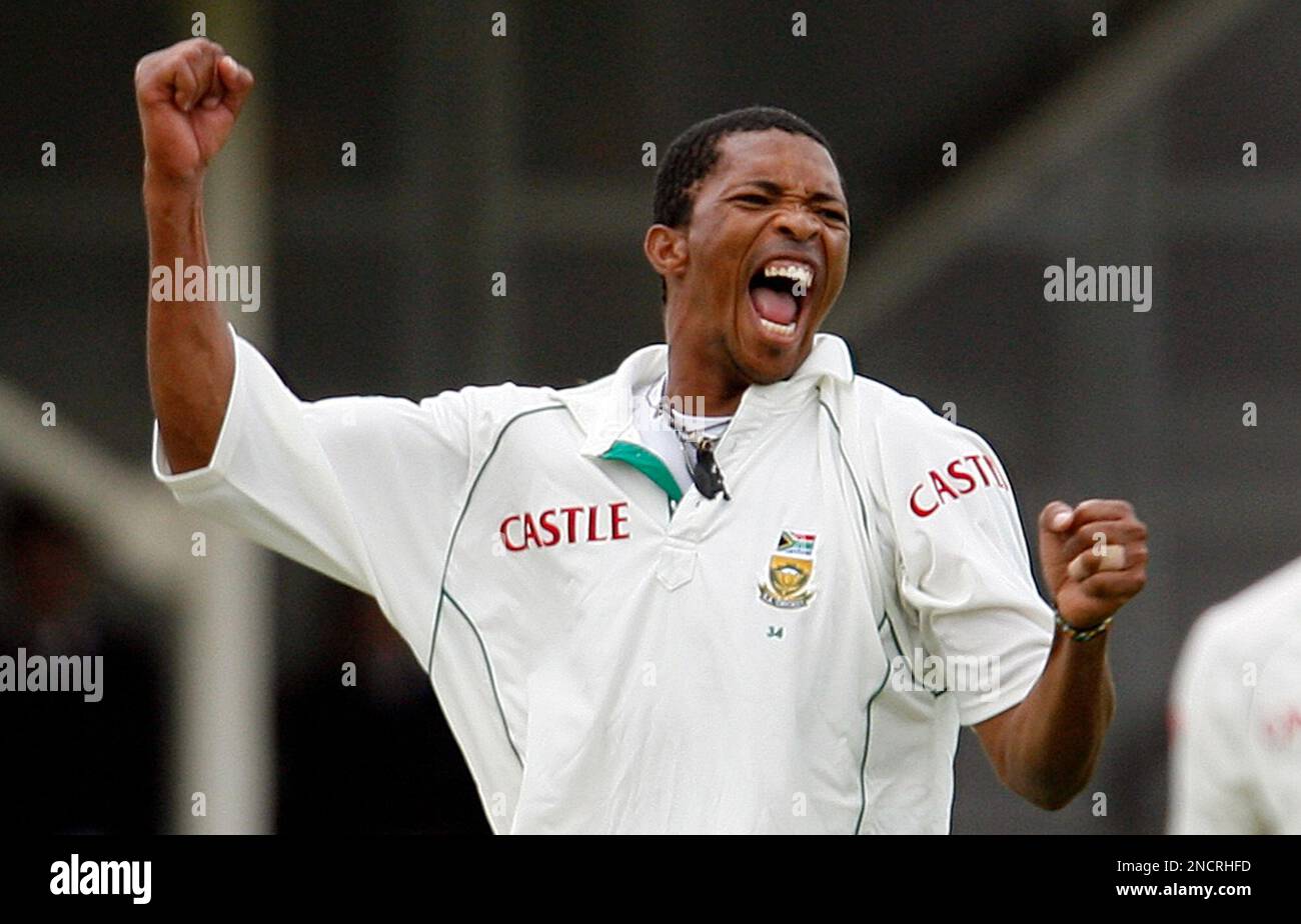 FILE - This is a Wednesday July 30, 2008 file photo of South Africa's ...