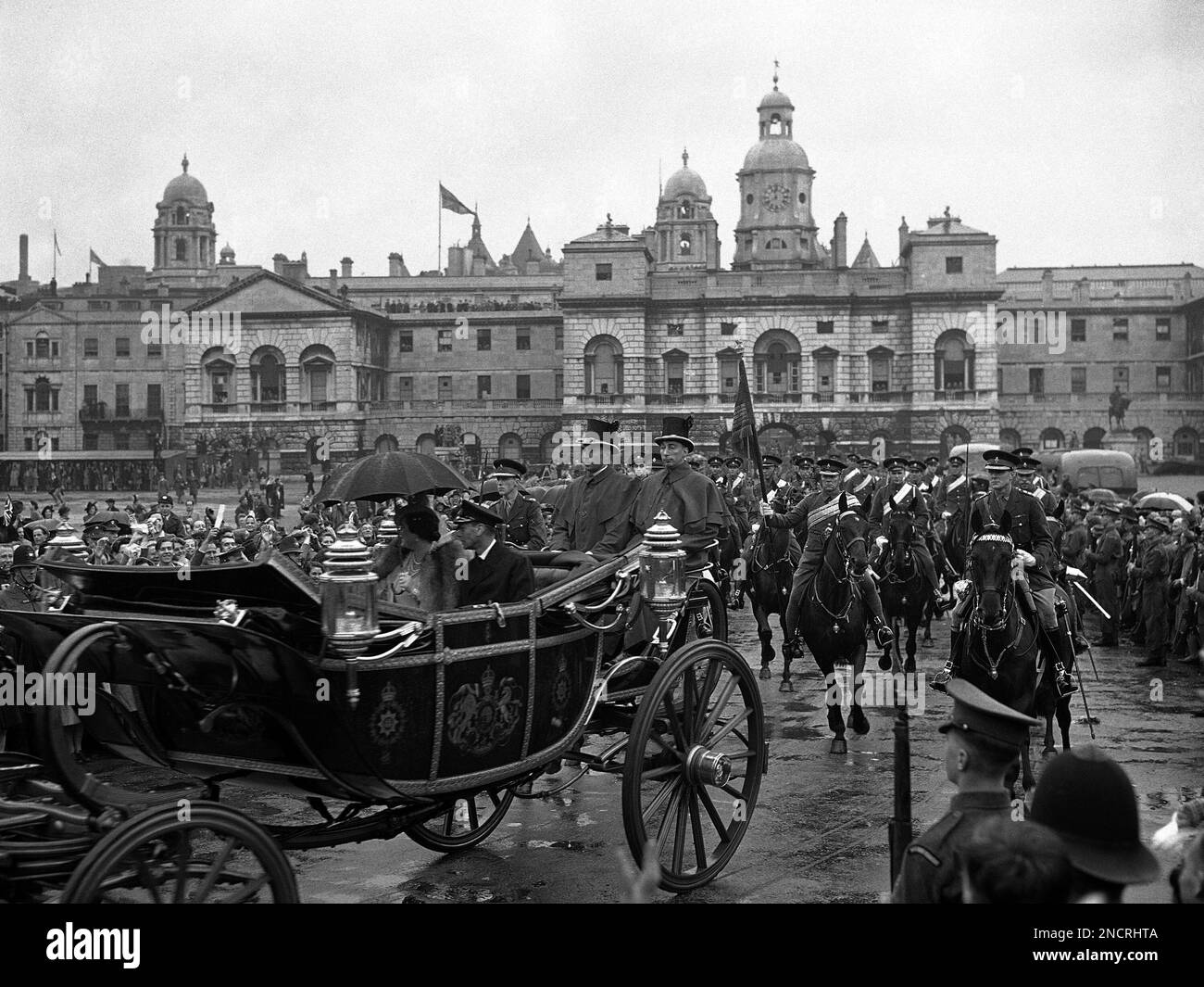 London’s first victory procession took place, VJ Day, when the King and ...