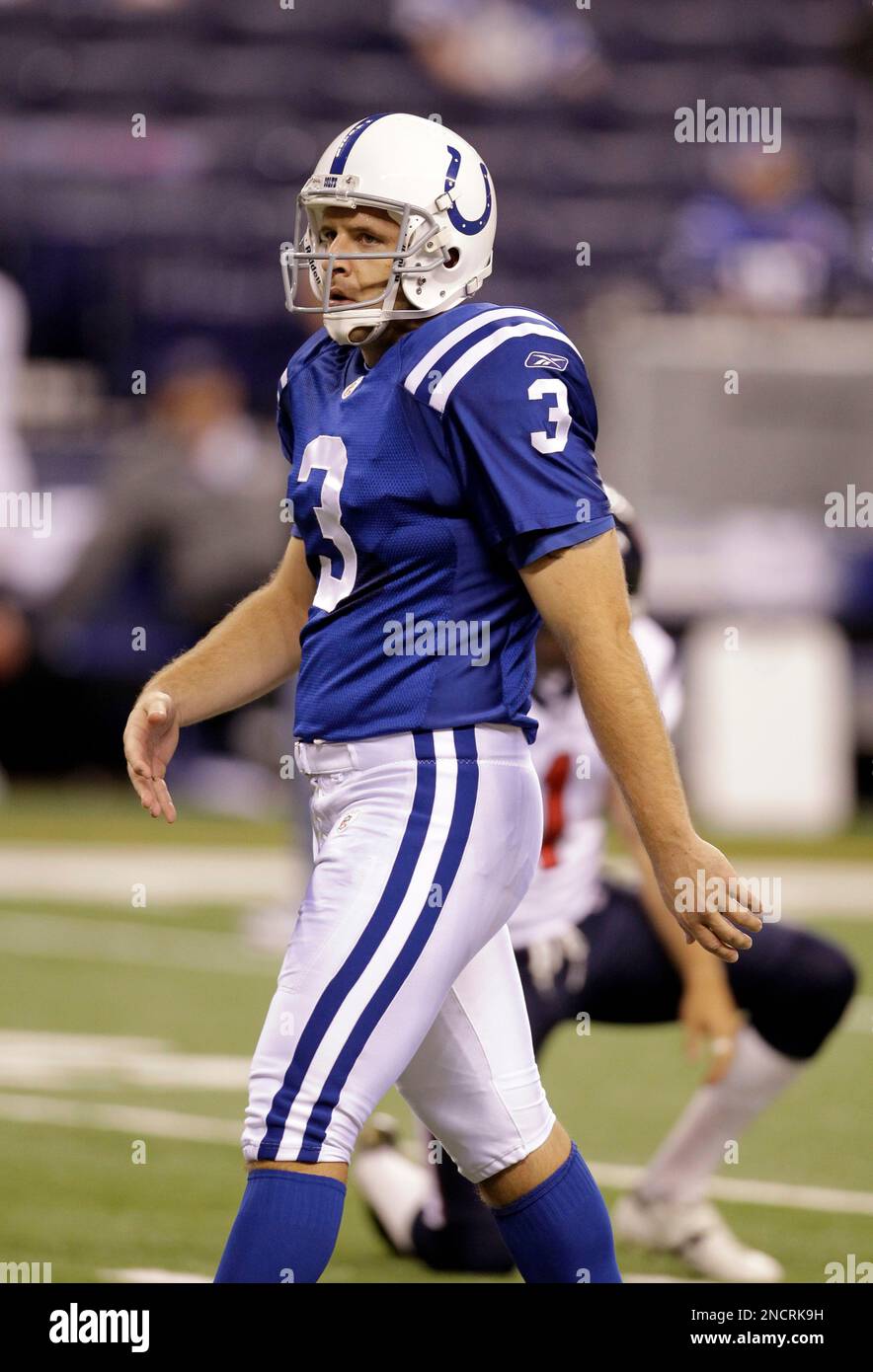 Indianapolis Colts punter Jeremy Kapinos (3) before an NFL football ...