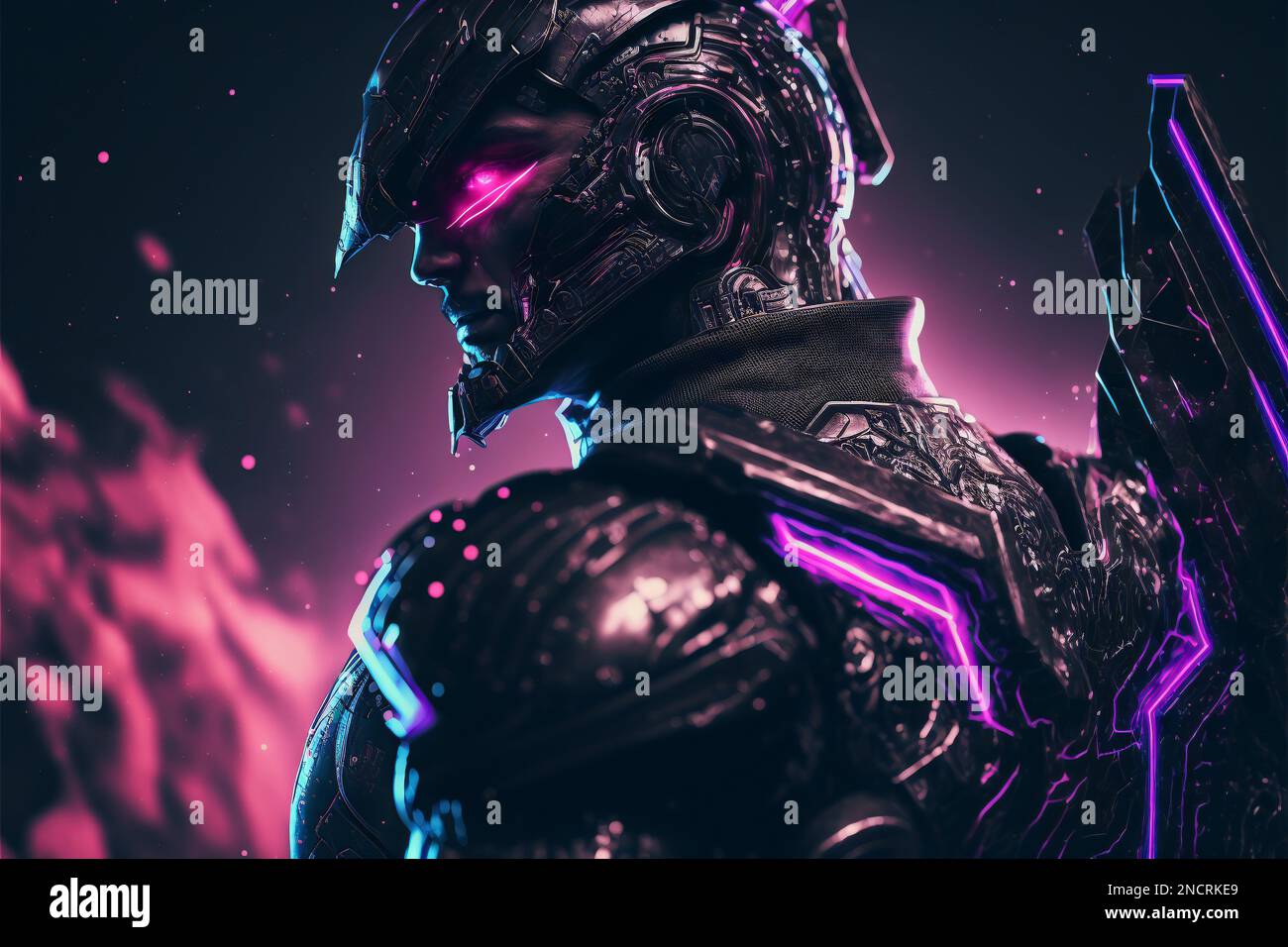 Cyberpunk fighter hi-res stock photography and images - Alamy