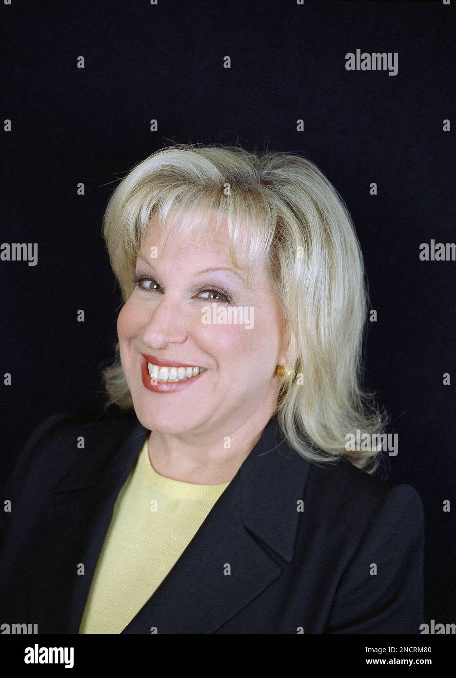 Actress and pop singer Bette Midler smiles for a portrait at a New York ...