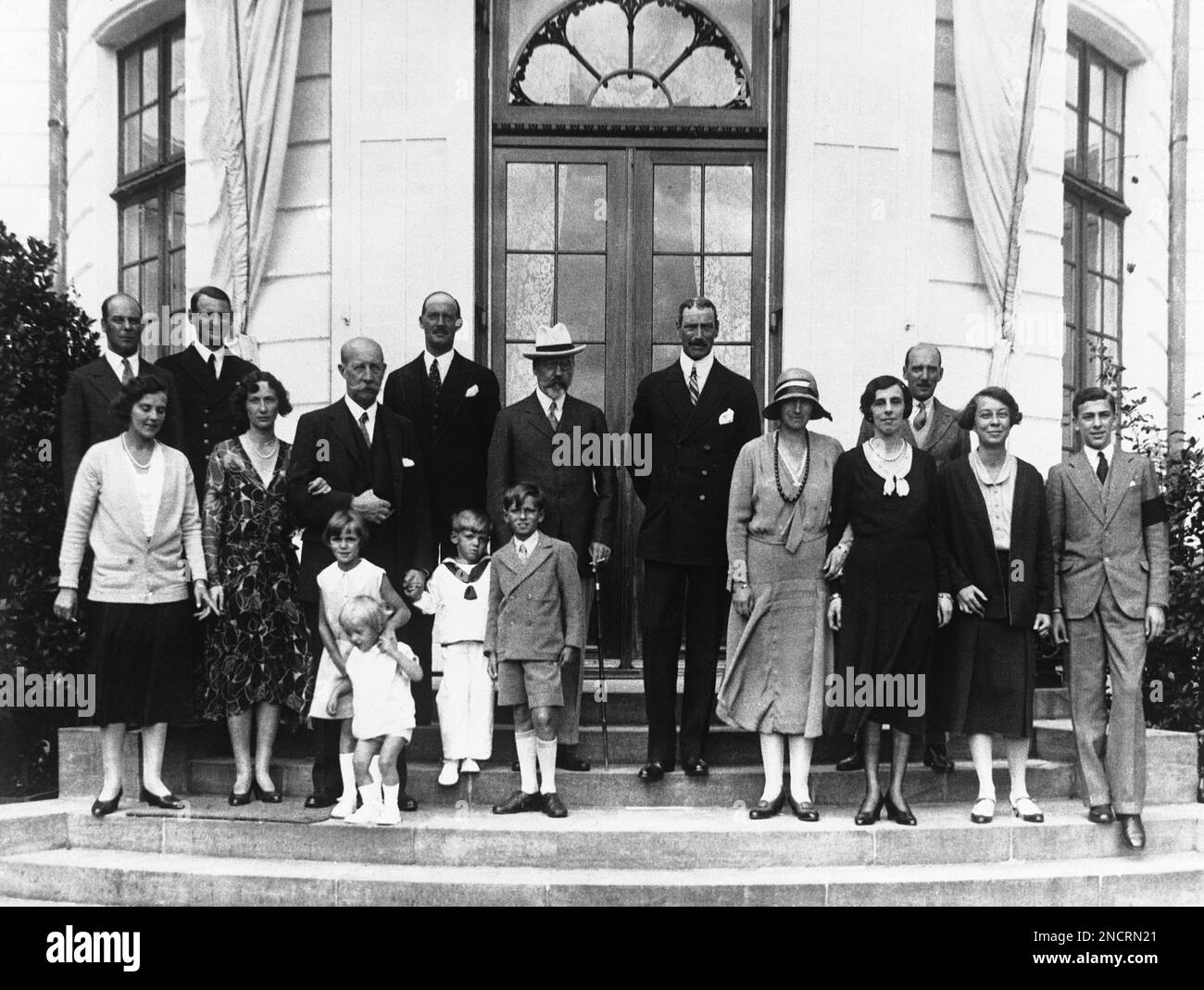The Danish royal family at Bernstorff Palace in Denmark on July 14 ...