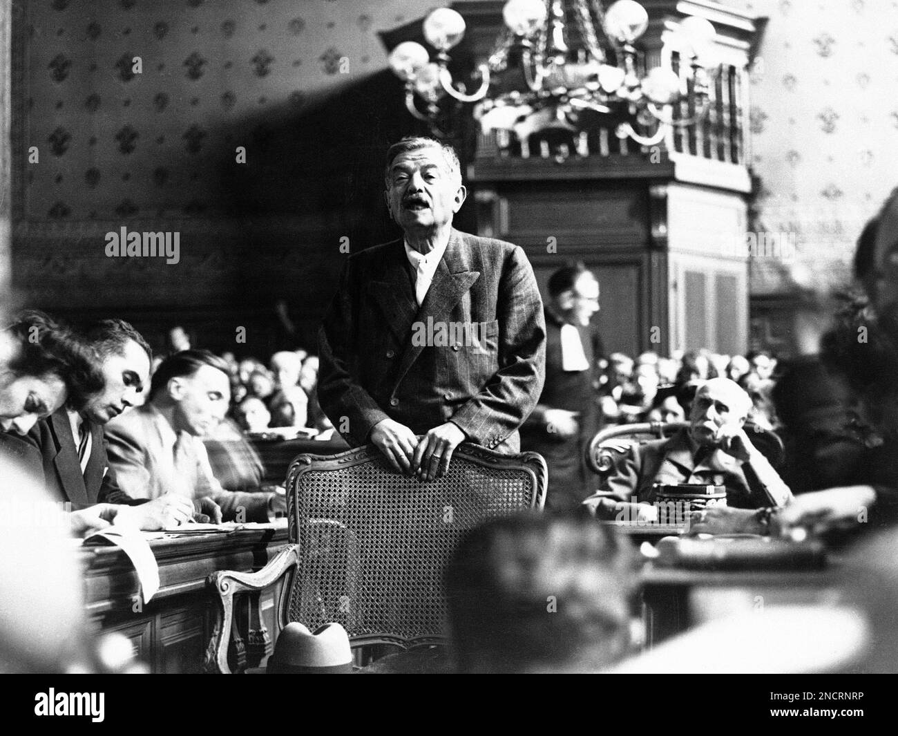 Pierre Laval, Vichy Premier during the German occupation, and France’s ...
