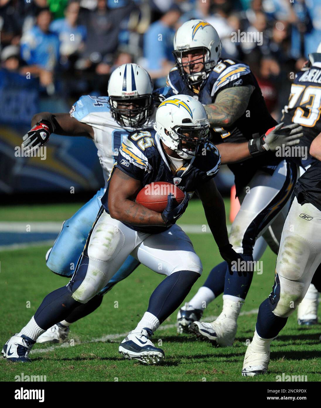 San Diego Chargers running back Michael Tolbert during an NFL football ...