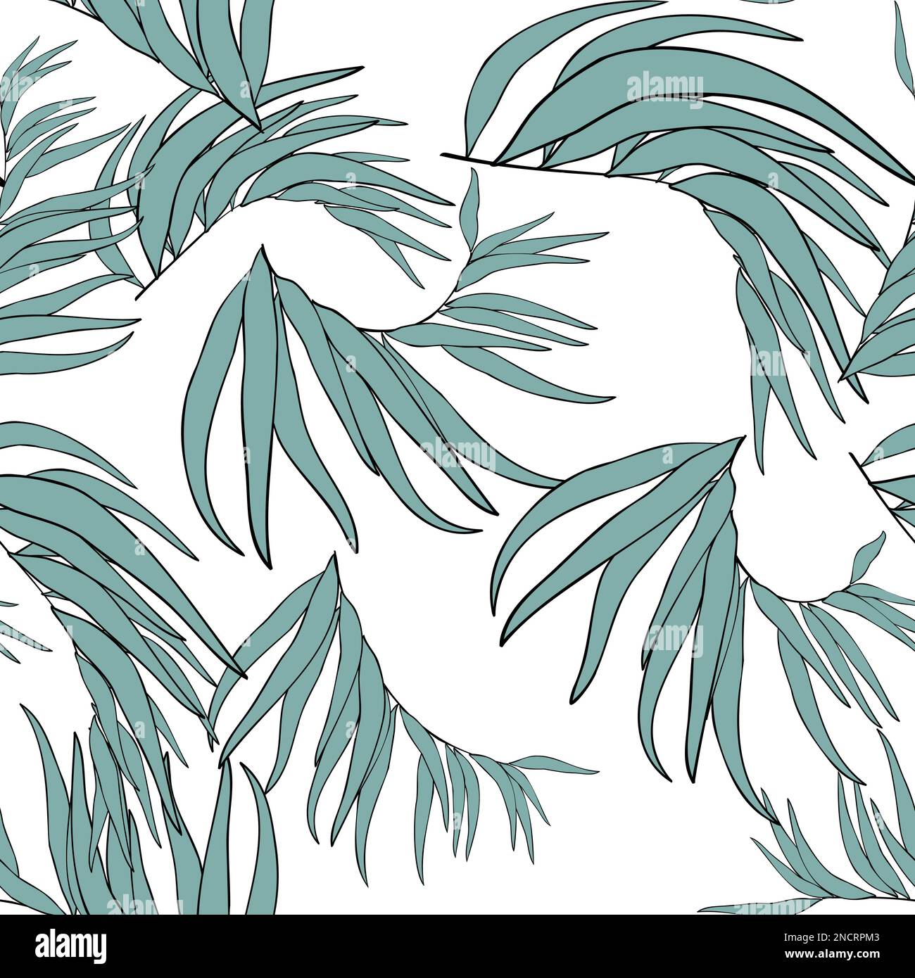 Green leaf pattern texture abstract background. Green tropical leaves ...