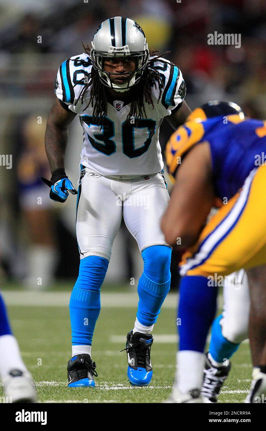 Carolina Panthers safety Charles Godfrey takes up his position during ...