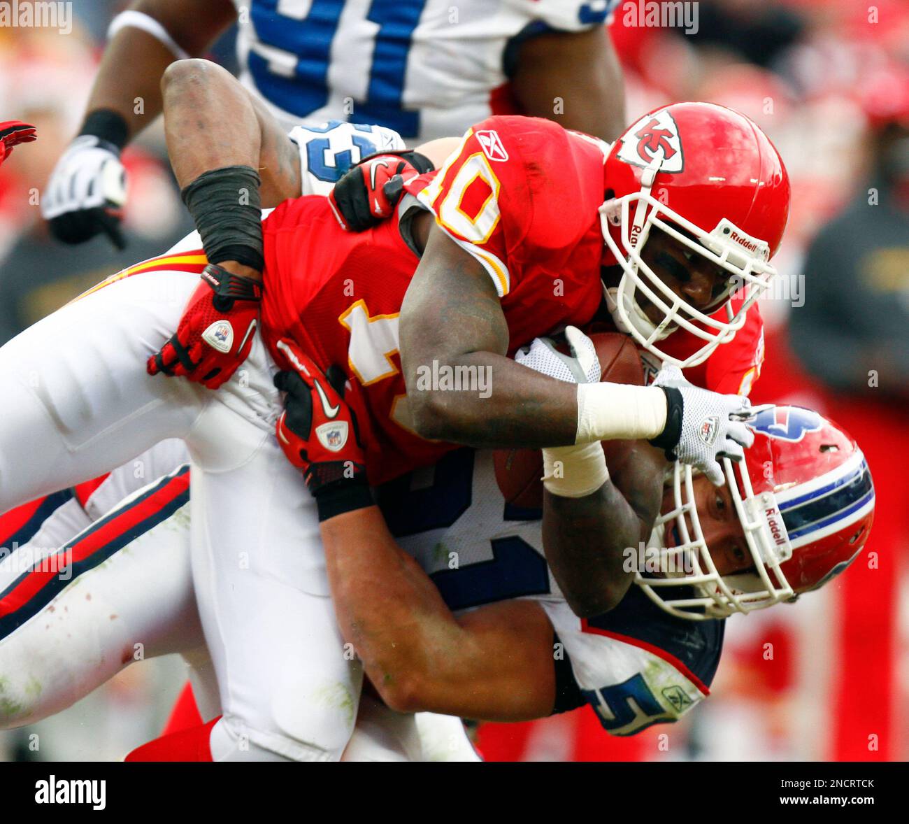 Buffalo Bills' Reggie Torbor (53), Kansas City Chiefs' Terrance Copper ...