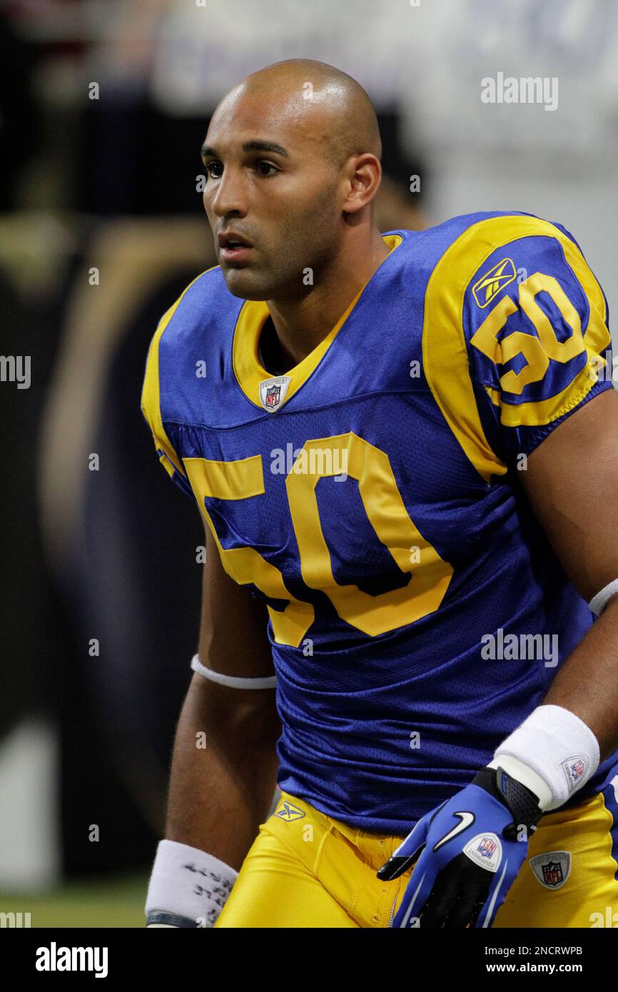 St. Louis Rams linebacker Bryan Kehl is seen during the first quarter ...