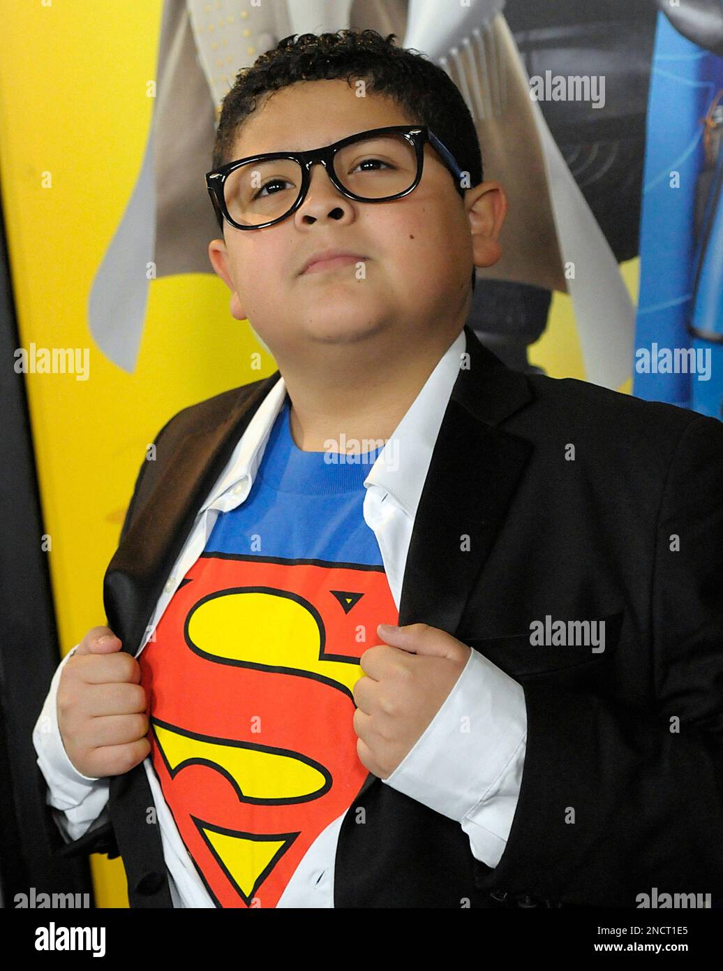 Actor Rico Rodriguez arrives at the Los Angeles premiere of the ...