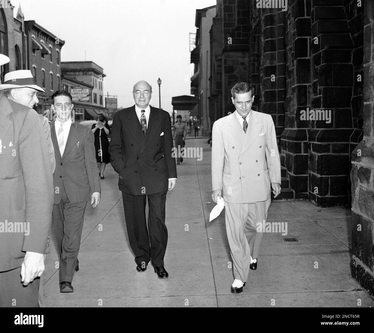 Enoch L. "Nucky" Johnson, right, Atlantic City N.J. political leader ...