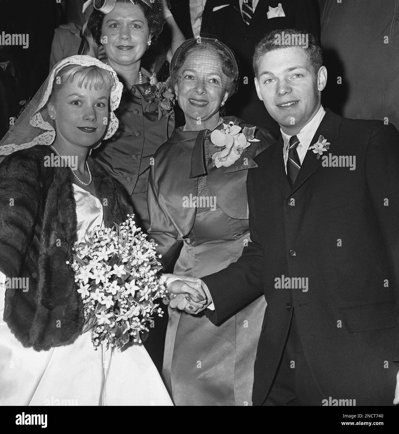 James Gordon MacArthur, son of actress Helen Hayes, center, is shown ...