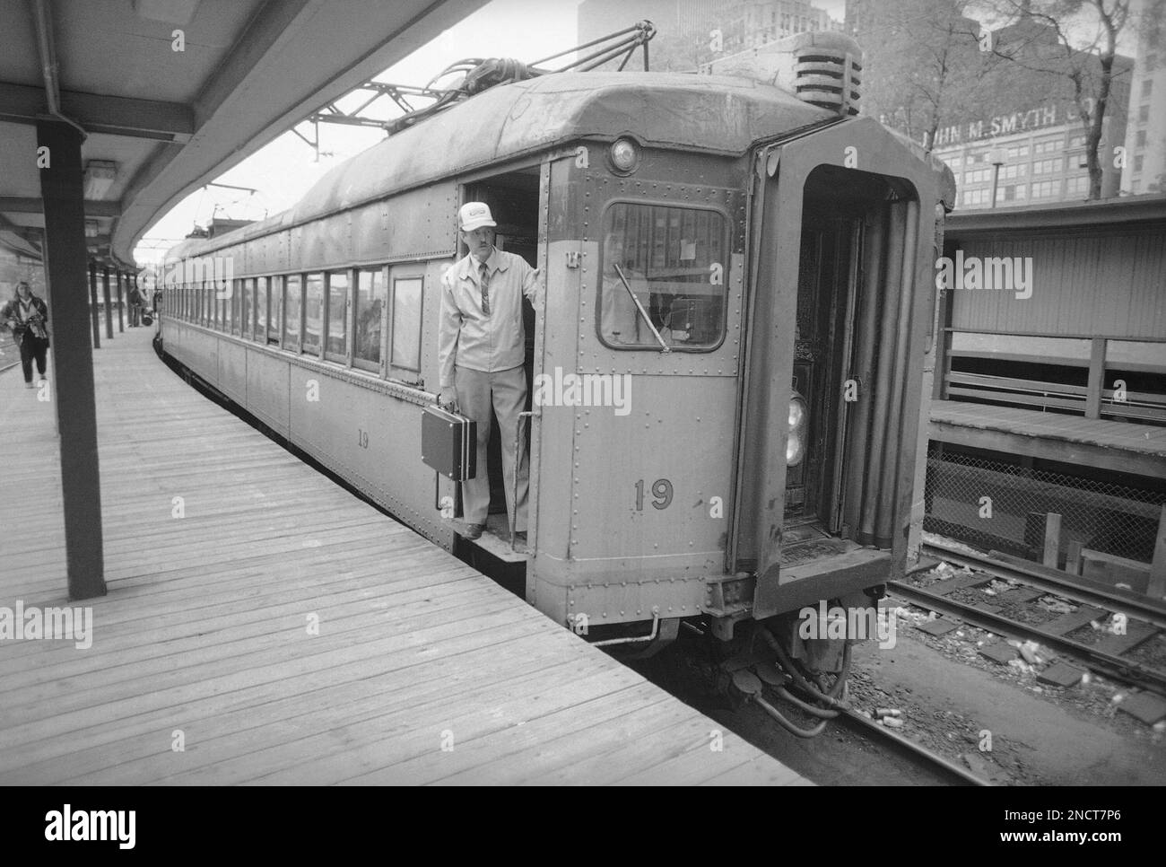 The last Chicago South Shore and South Bend interurban train made up of ...