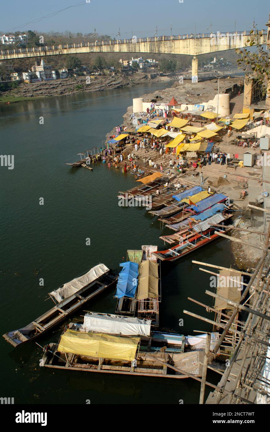 Bridge narmada river pradesh india hi-res stock photography and images ...