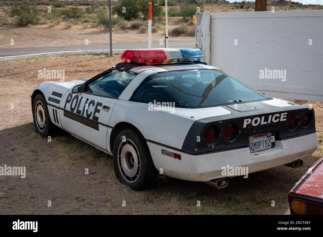 An old interceptor highway patrol sports car, it is a Chevrolet ...
