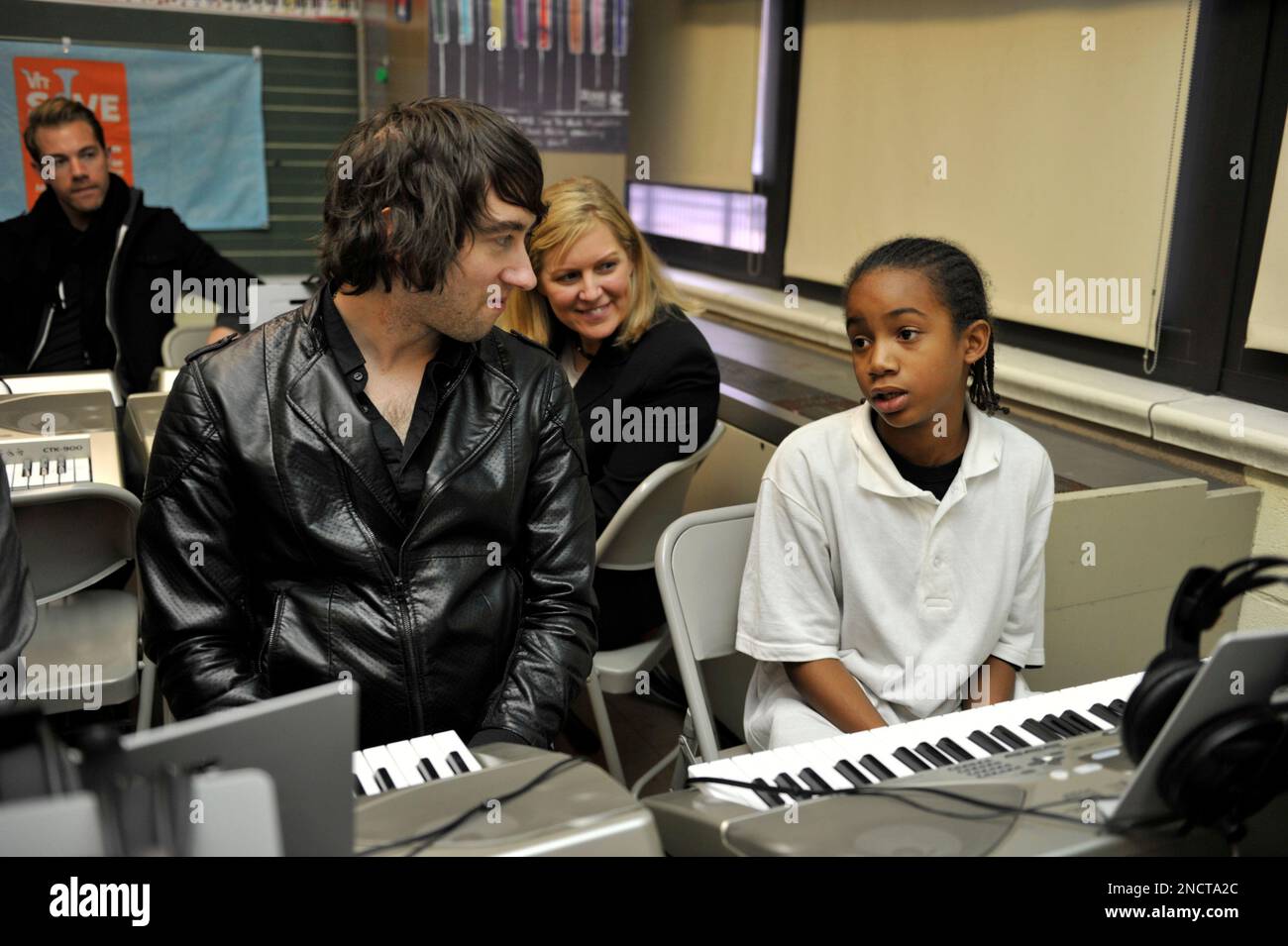 The Plain White T's joined representatives from Abbott and the VH1 Save ...