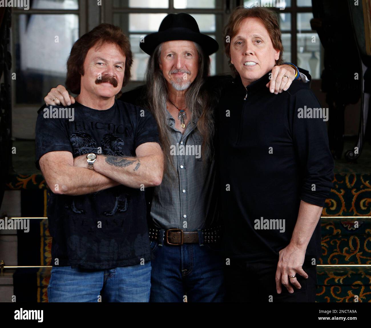 This Sept. 29, 2010 photo shows three members of The Doobie Brothers ...