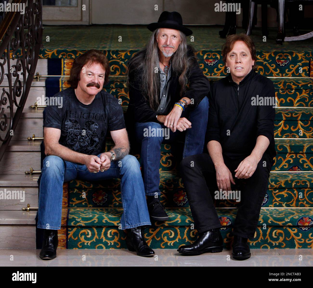 This Sept. 29, 2010 photo shows three members of The Doobie Brothers ...