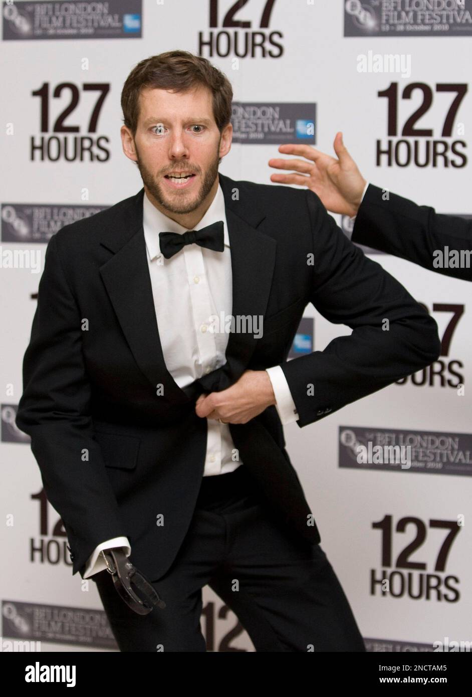 Climber Aron Ralston arrives for the European Premiere of 127 Hours ...