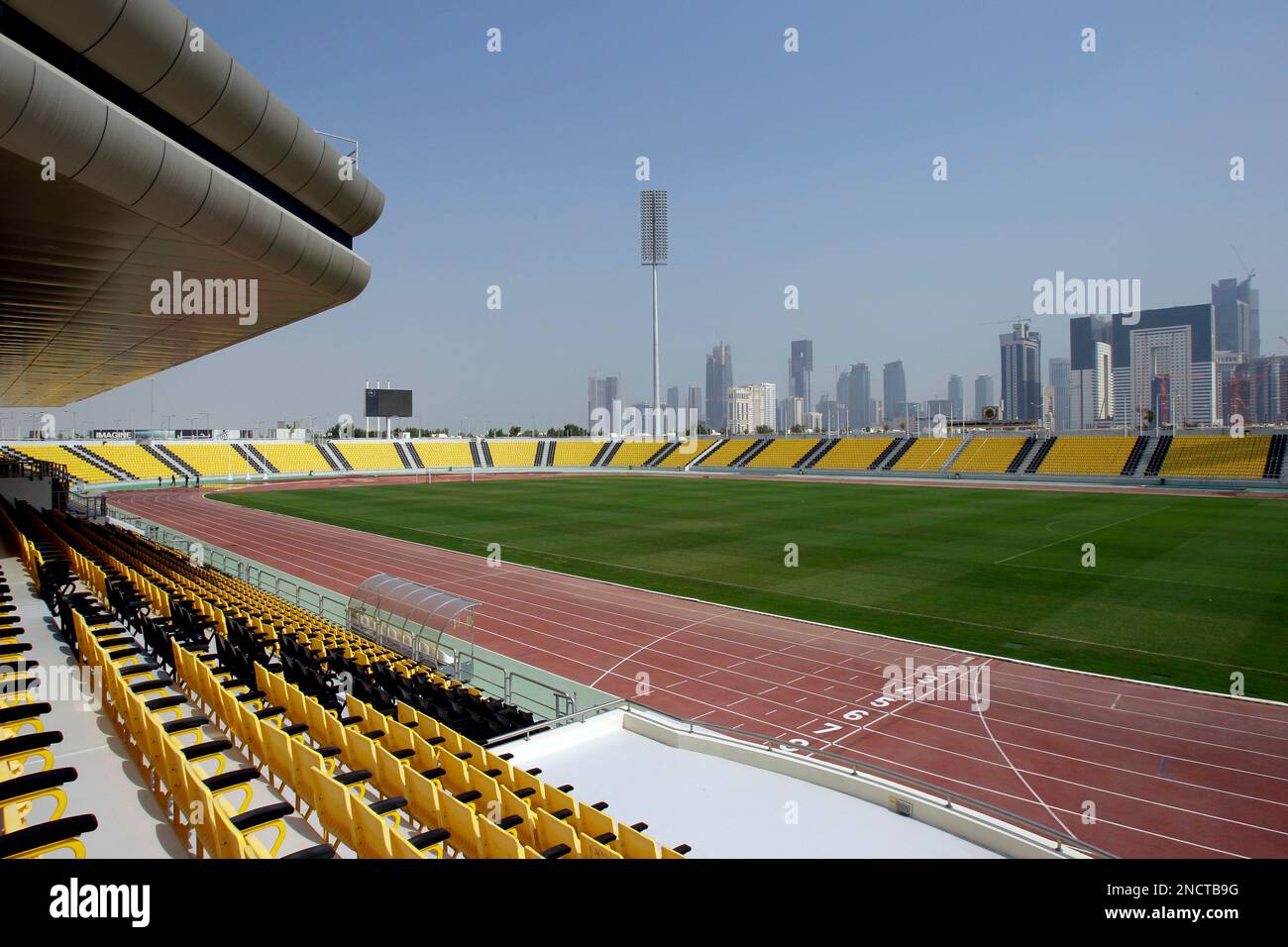 Qatar Sports Club soccer stadium is one of the five dedicated for the ...