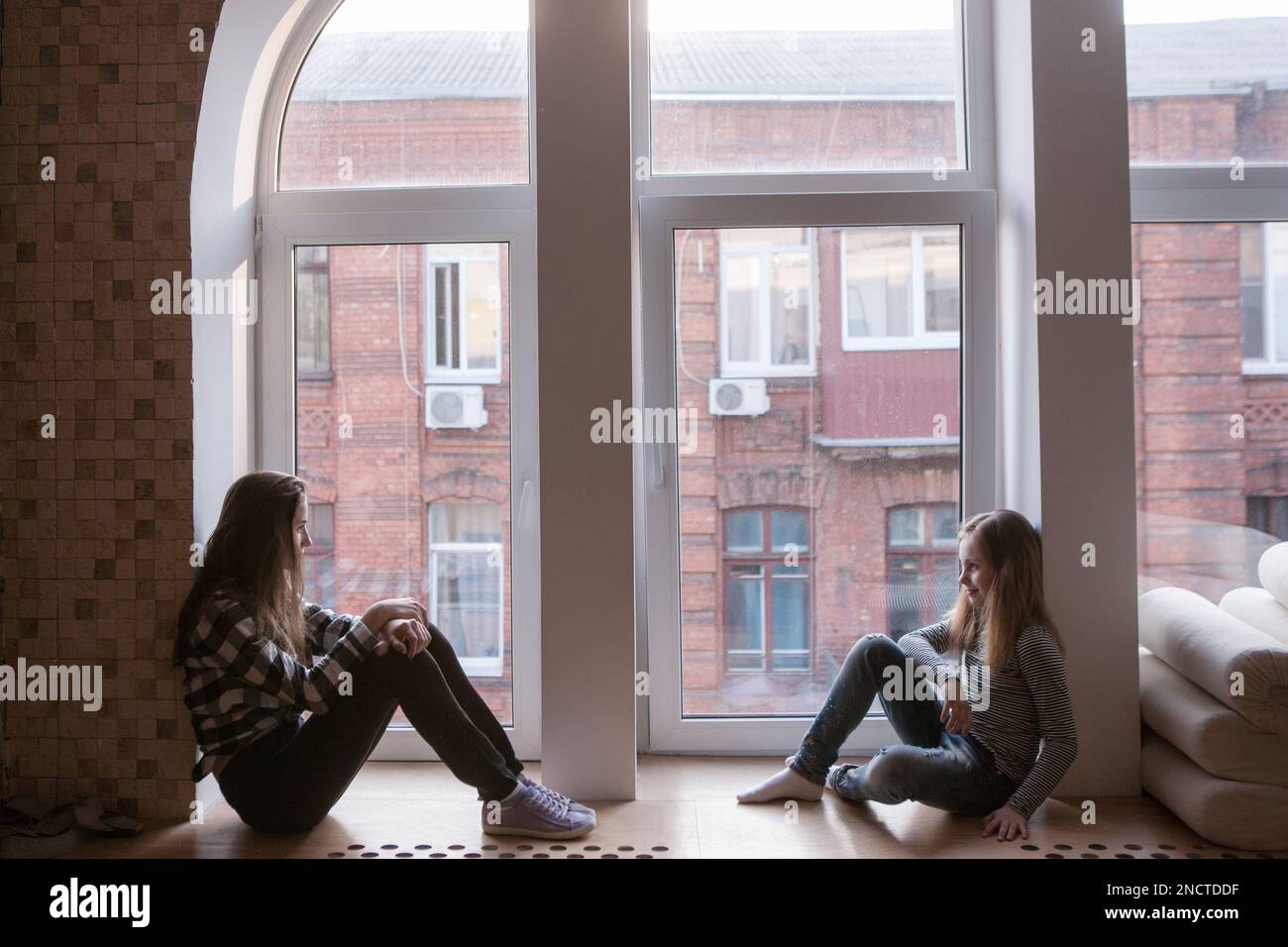 Female friendship problems. Gloomy mood Stock Photo - Alamy