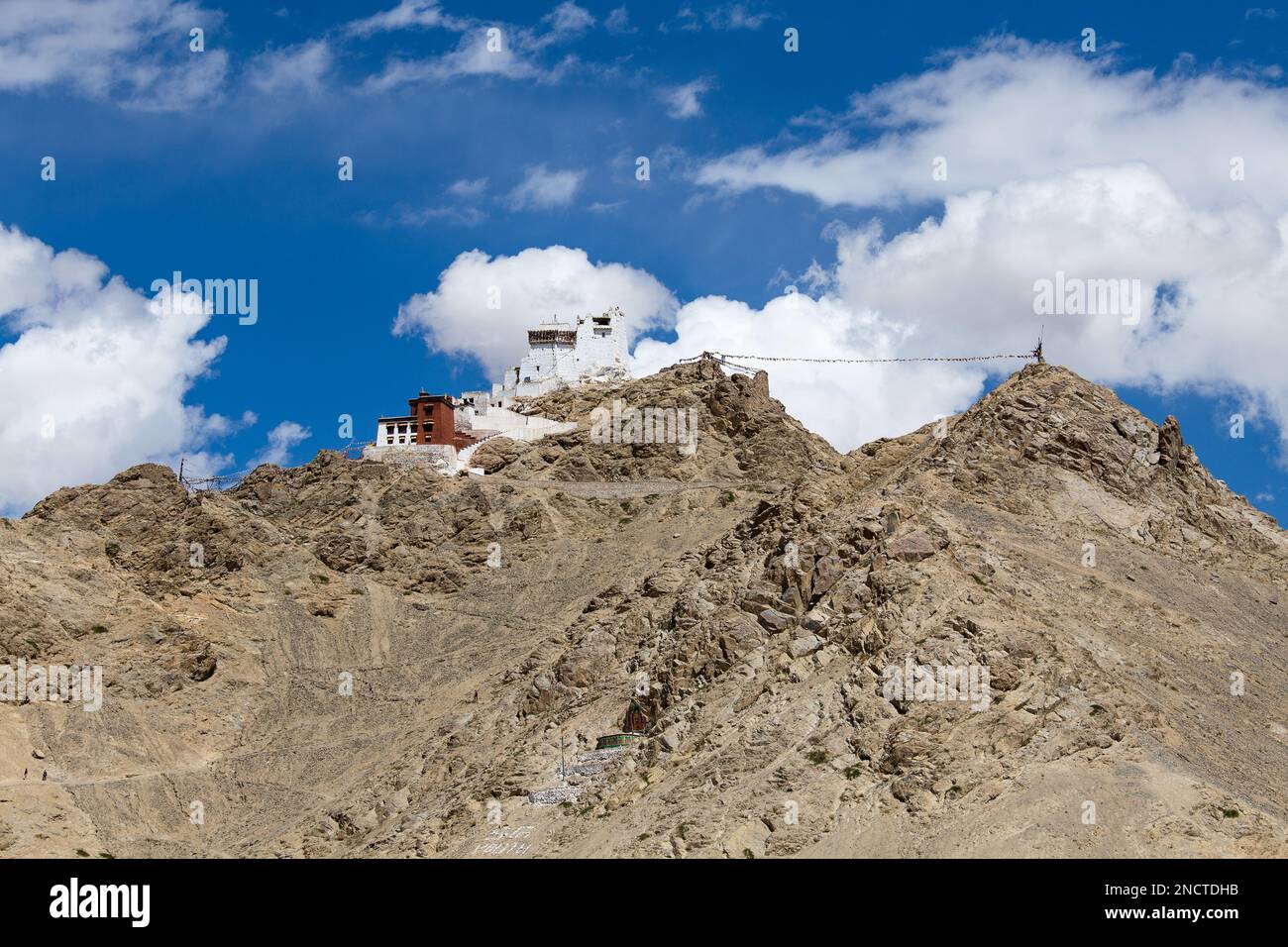 Fort and Namgyal or red gompa is main Buddhist centre in Leh. Ladakh ...