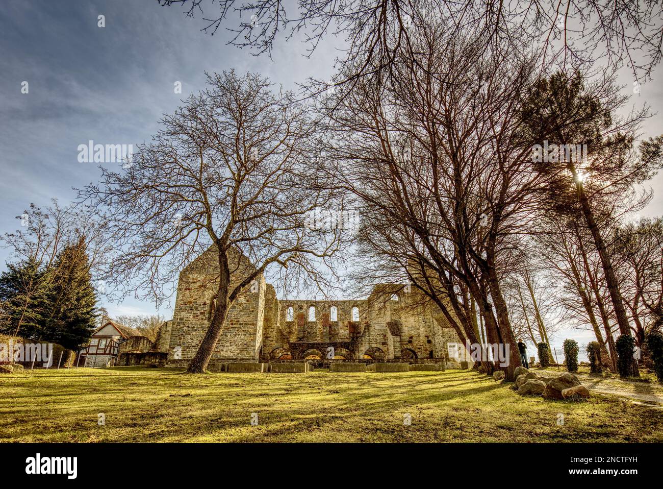 The ruins of the Walbeck Collegiate Church in Saxony-Anhalt, Germany ...