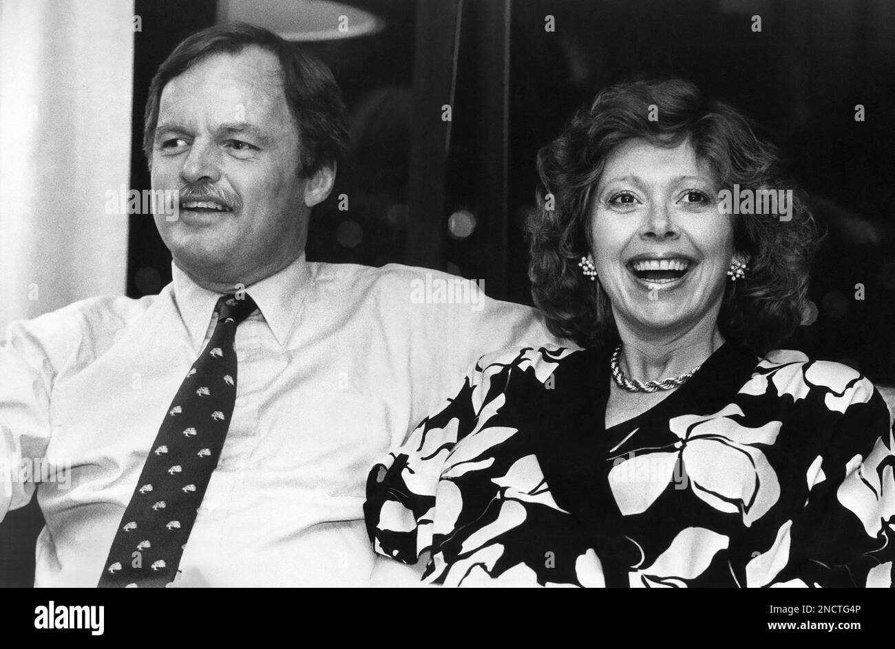 Steve Cowper, winner of the Democratic primary, and his wife Michael ...
