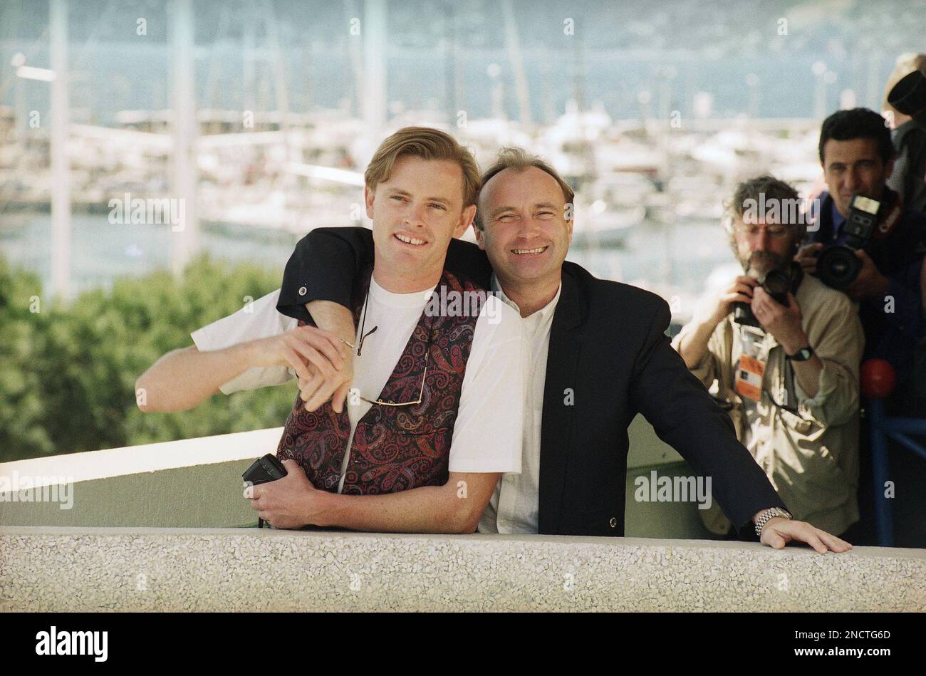 Australian film director Stephan Elliott, left, and British singer ...