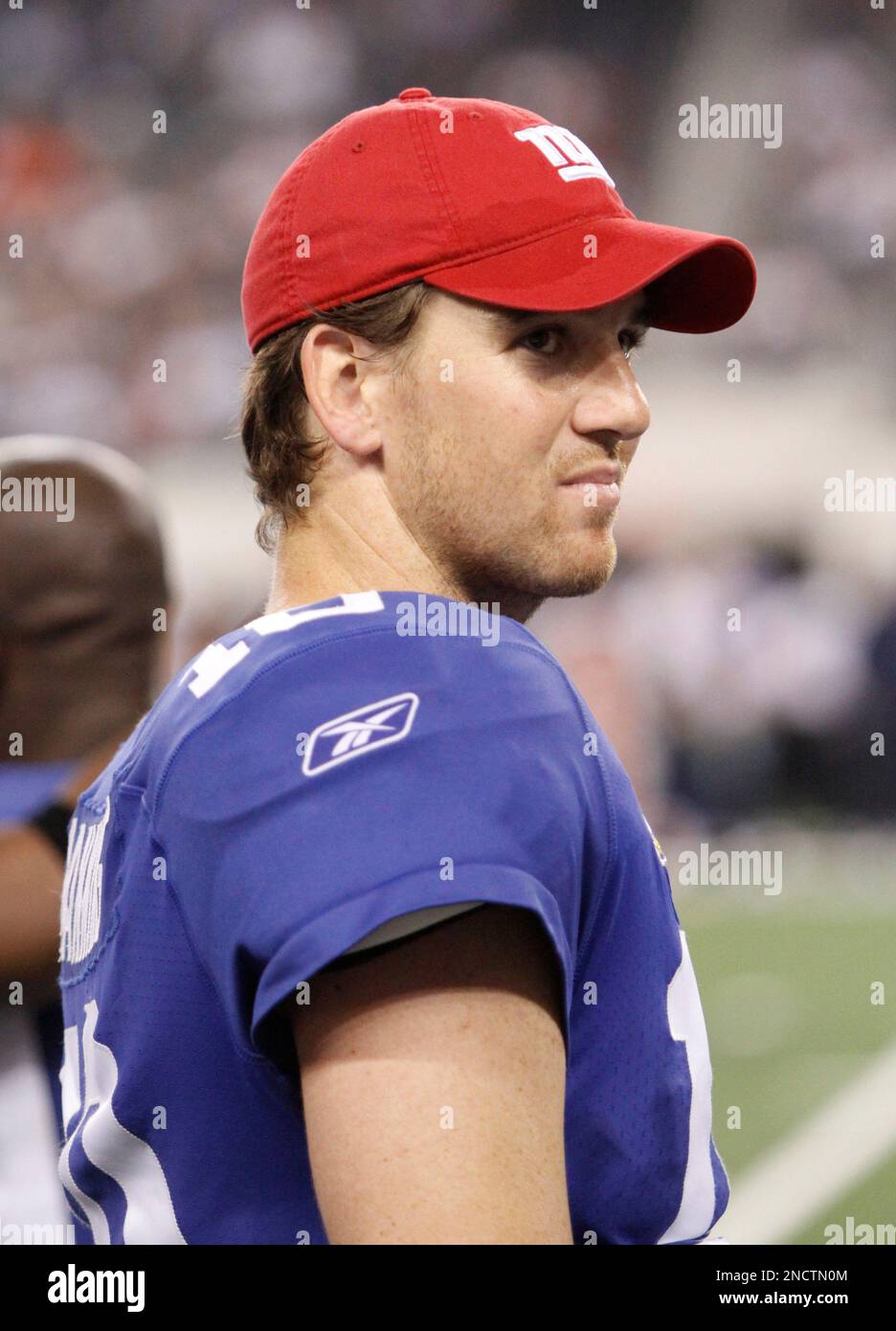 New York Giants quarterback Eli Manning (10) during an NFL football ...