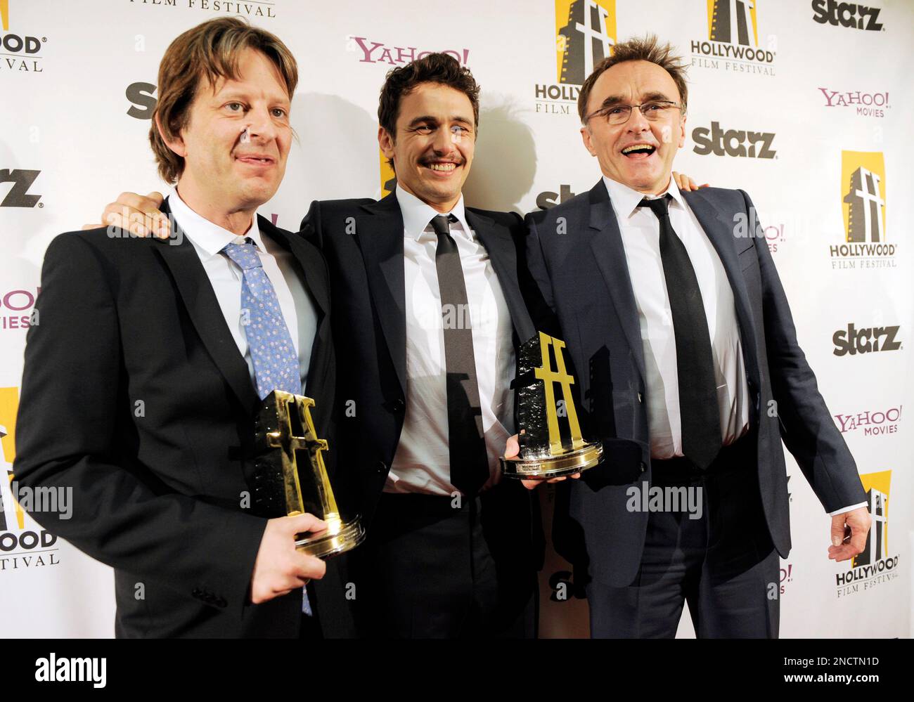 Chris Colson, left, and Danny Boyle, right, recipients of the ...