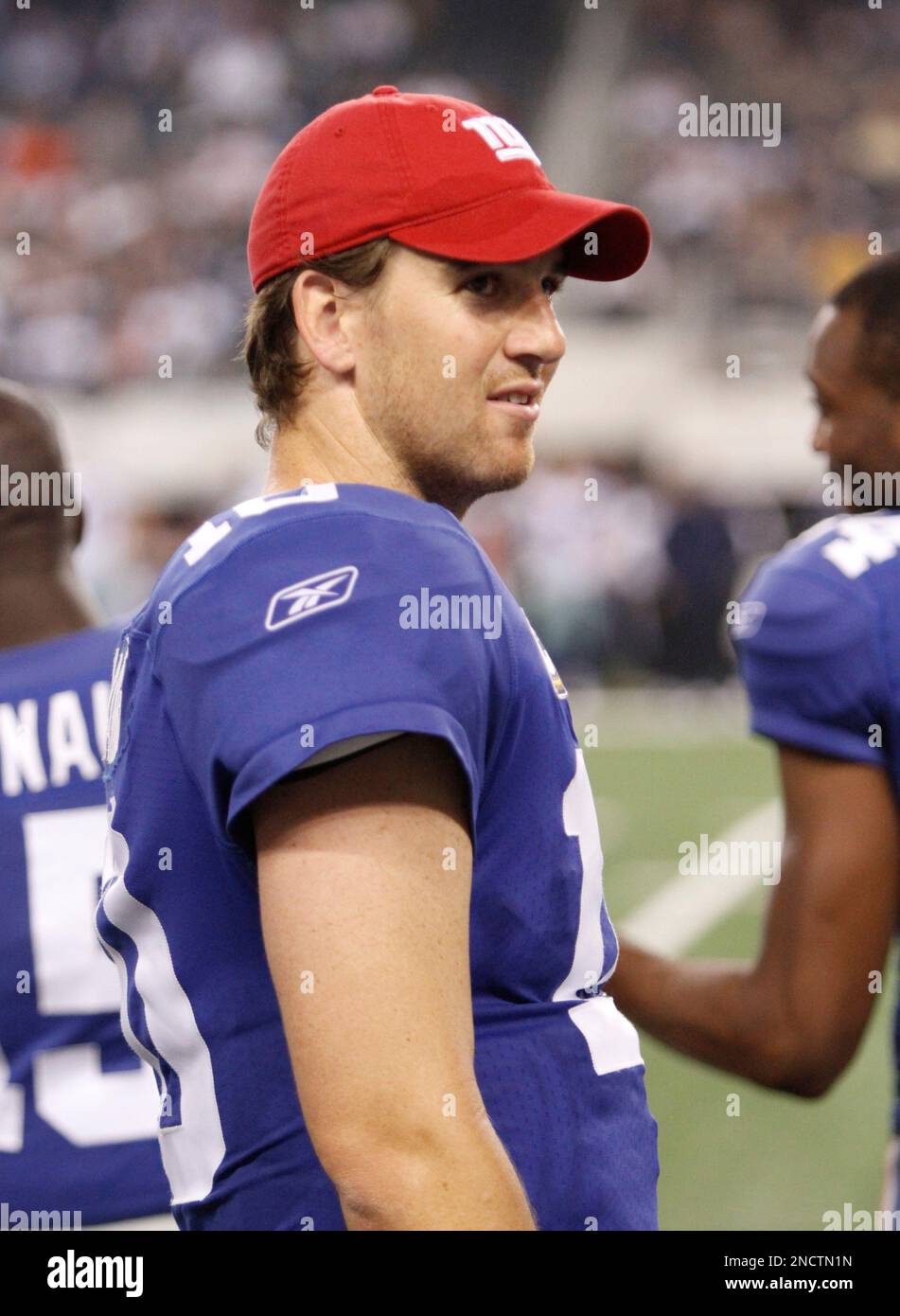 New York Giants quarterback Eli Manning (10) during an NFL football ...