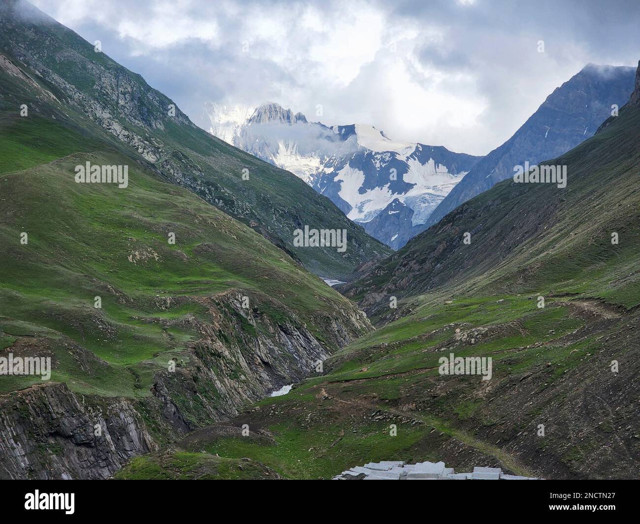 Sirbal Peak a mountain with elevation of 5,235 metres, in the Ganderbal ...