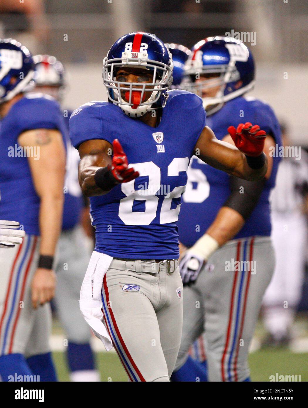New York Giants wide receiver Mario Manningham (82) during an NFL ...