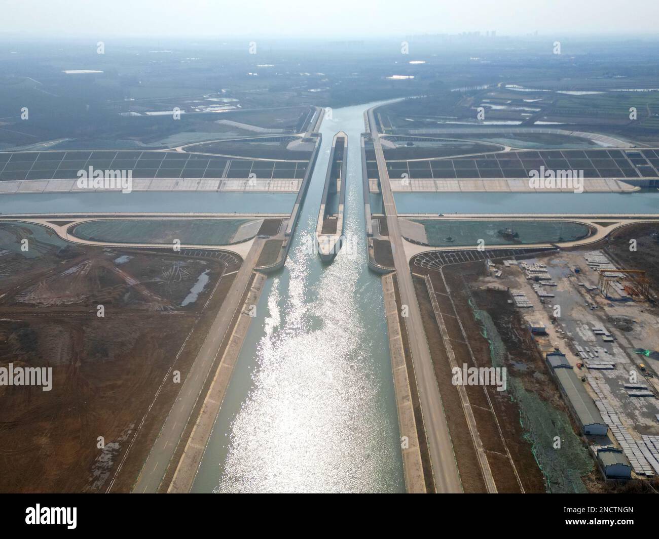 HEFEI, CHINA - FEBRUARY 15, 2023 - Aerial photo taken on Feb. 15, 2023 ...
