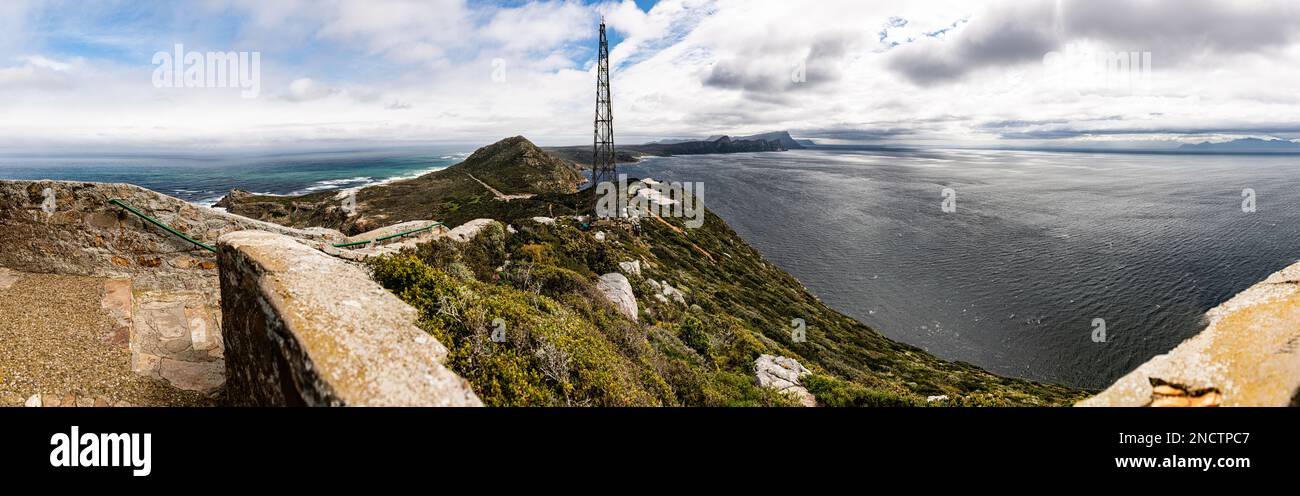 Cape Point at South Africa. The most southern point of the African ...