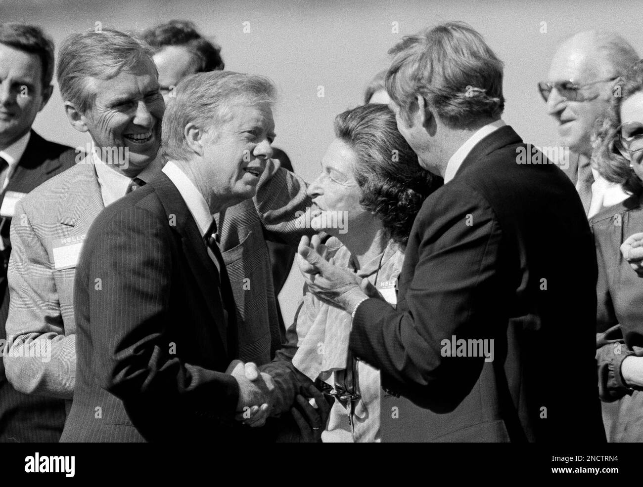 U.S. President Jimmy Carter and former First Lady, Lady Bird Johnson ...