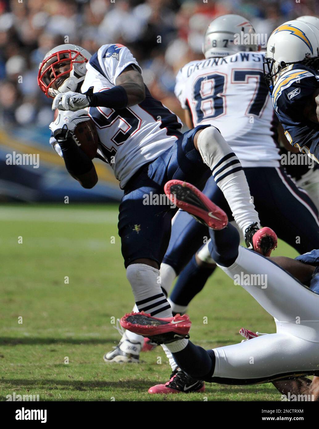 New England Patriots wide receiver Brandon Tate during an NFL football ...