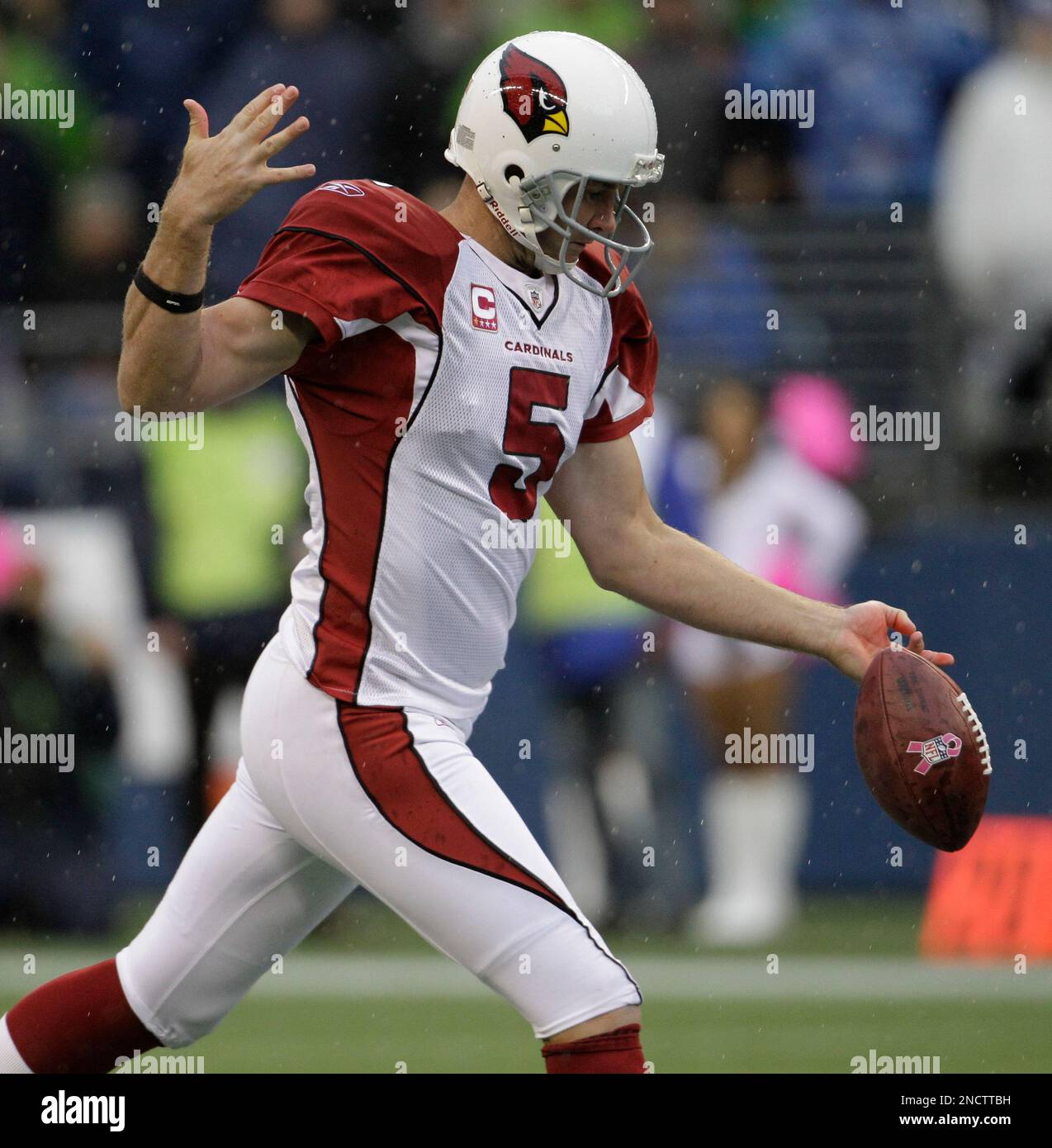 Arizona Cardinals Ben Graham in action against the Seattle Seahawks in ...