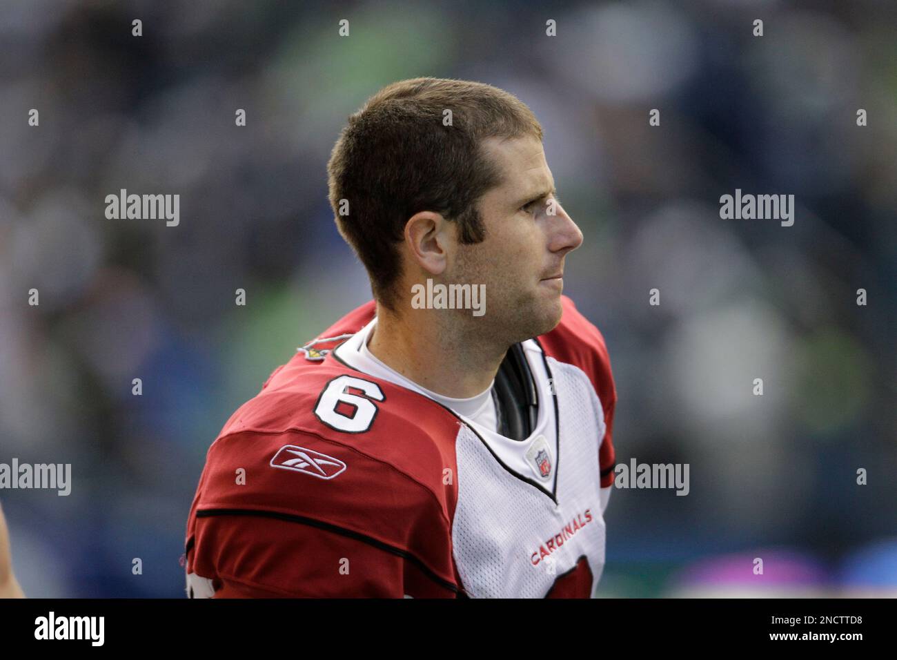 Arizona Cardinals' Max Hall on sidelines against the Seattle Seahawks ...