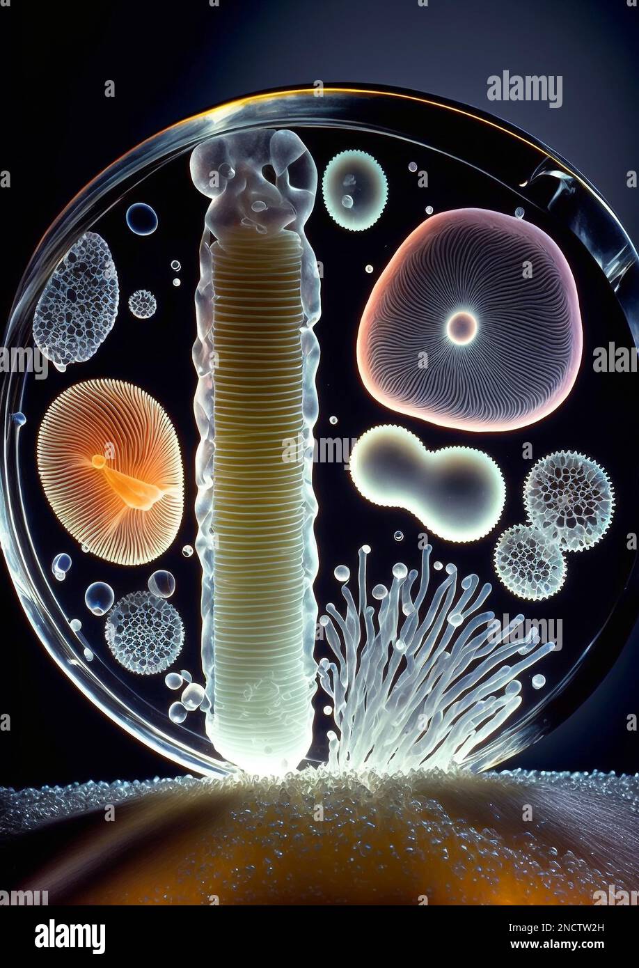 Water bacteria microscope hi-res stock photography and images - Alamy