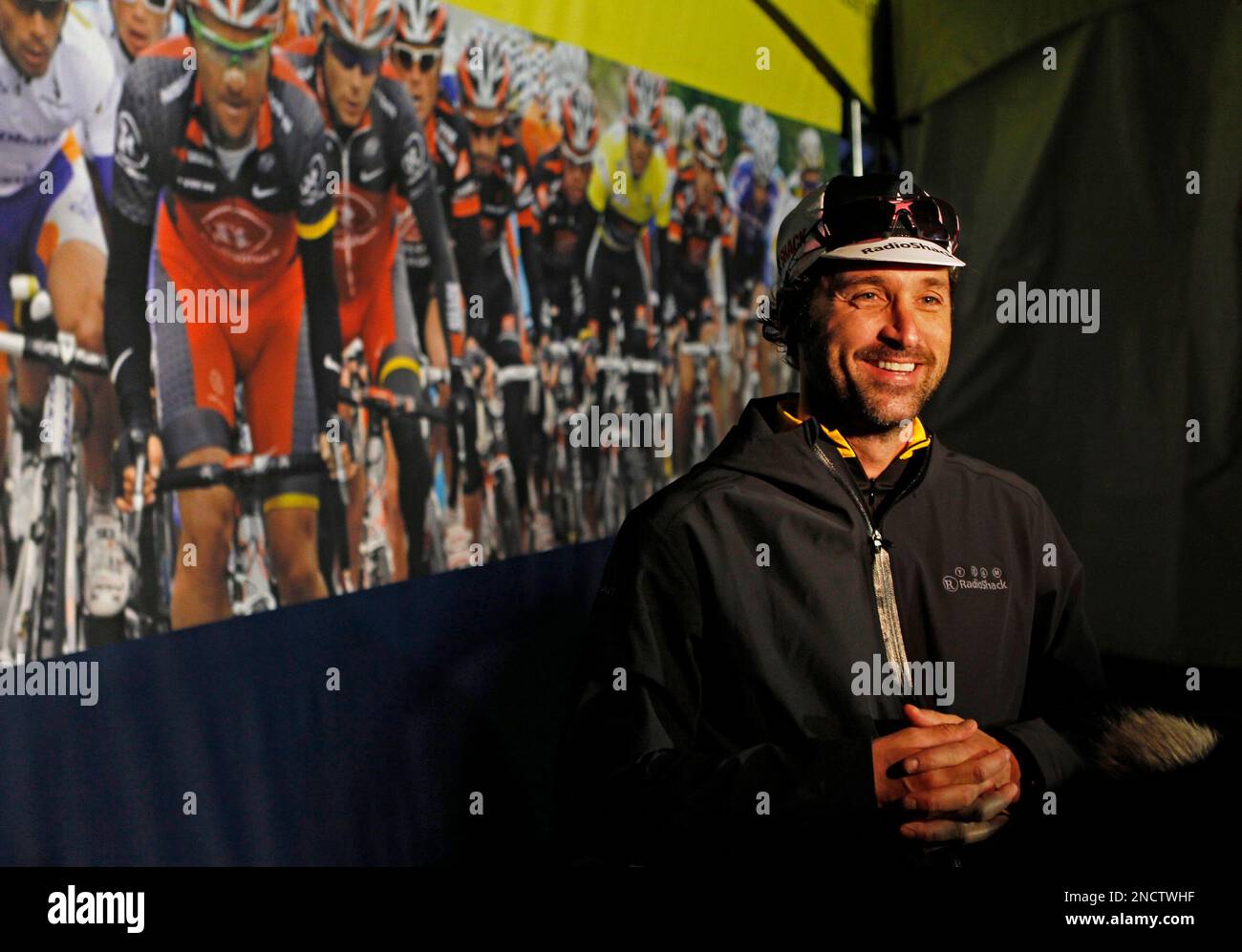 Actor Patrick Dempsey captains Team RadioShack as he and Lance ...