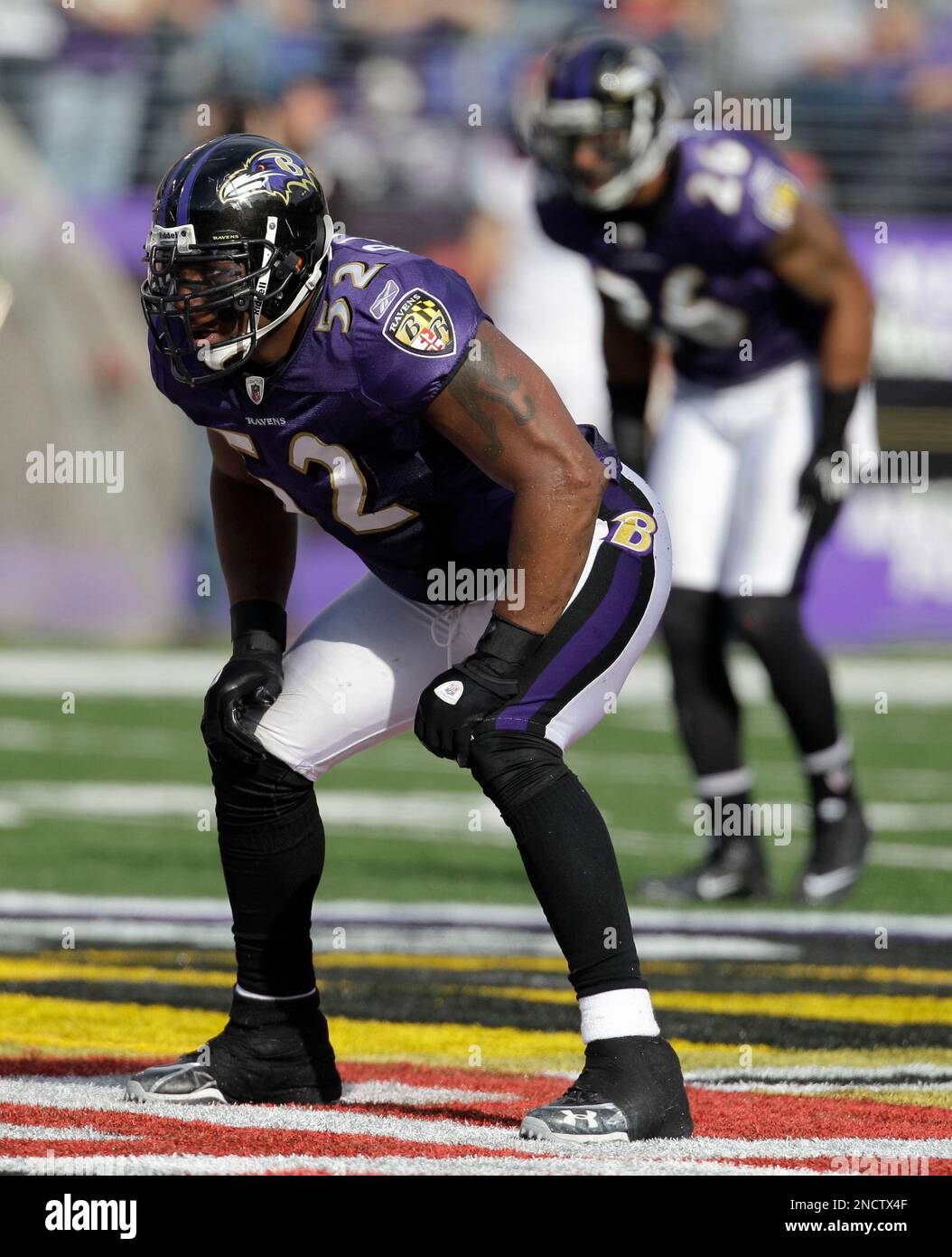 Baltimore Ravens linebacker Ray Lewis (52) during the second half of an ...