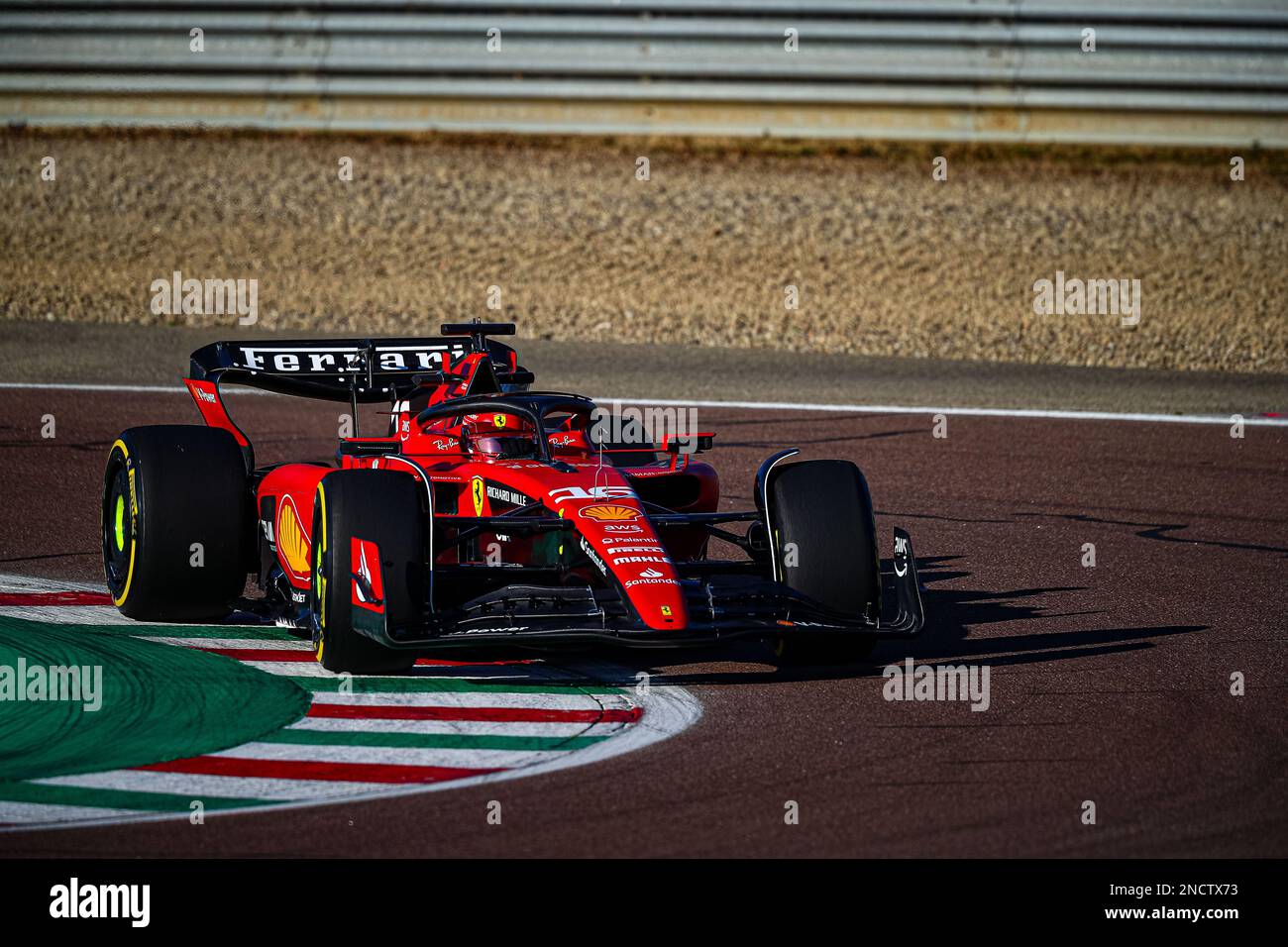 #16 Charles Leclerc, Scuderia Ferrari during the filmindg day with the new Ferrari SF-23 for the ...