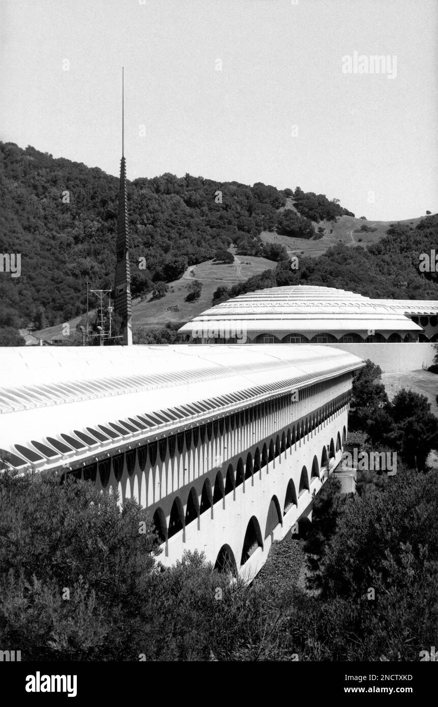 The Marin County, Calif., Civic Center designed by architect Frank ...
